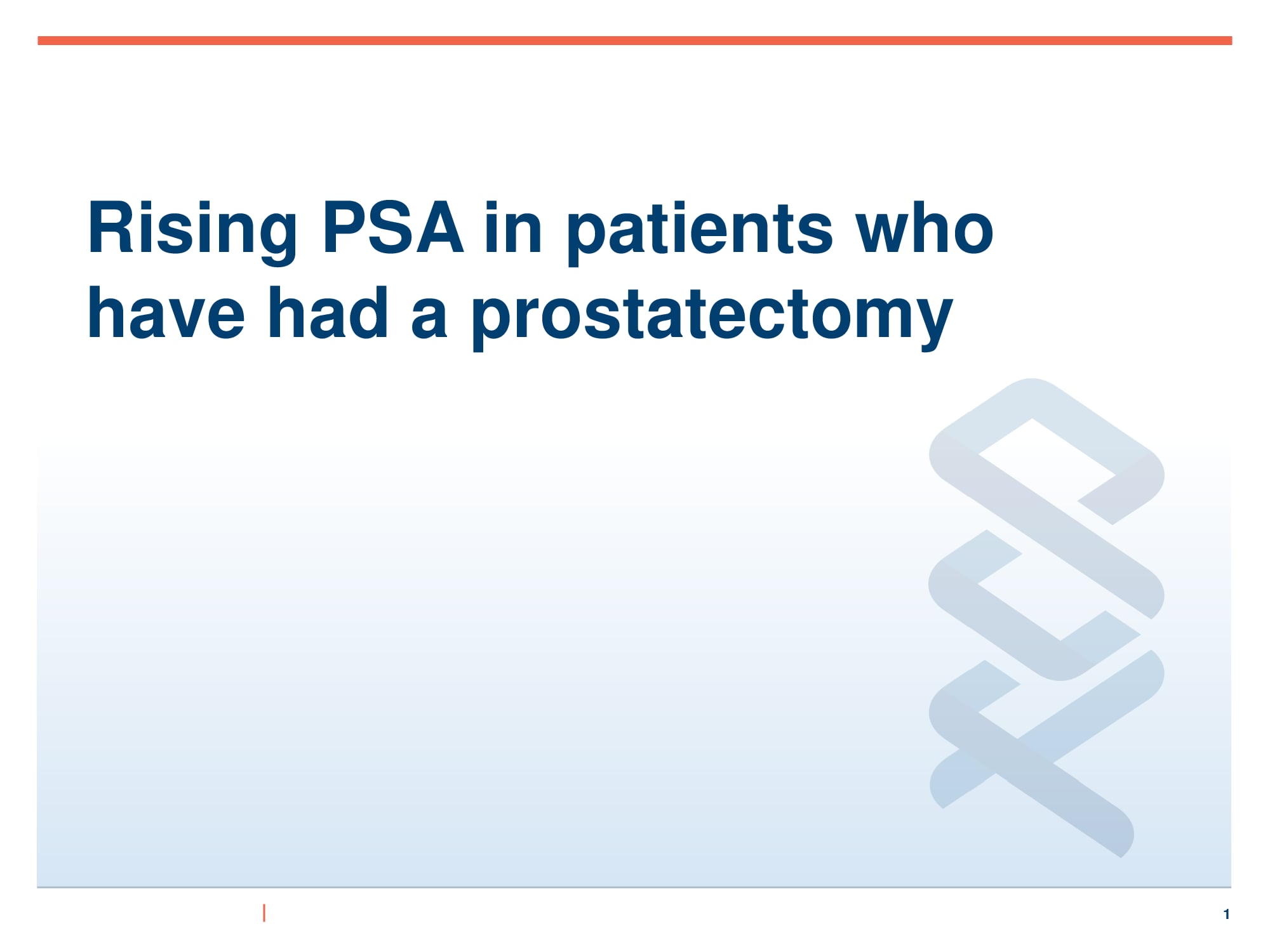 Rising PSA After Surgery | Prostate Cancer Foundation