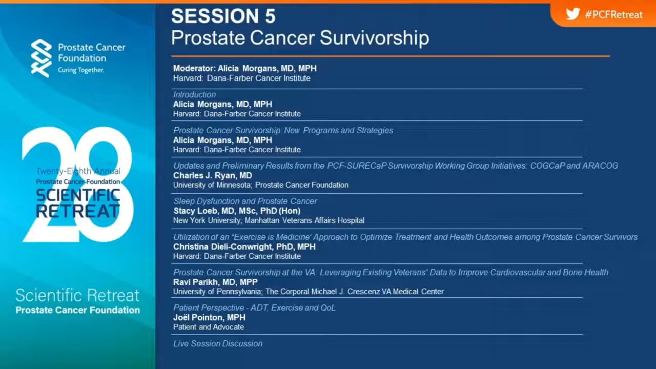 2021 Scientific Retreat- Session 5 | Prostate Cancer Foundation
