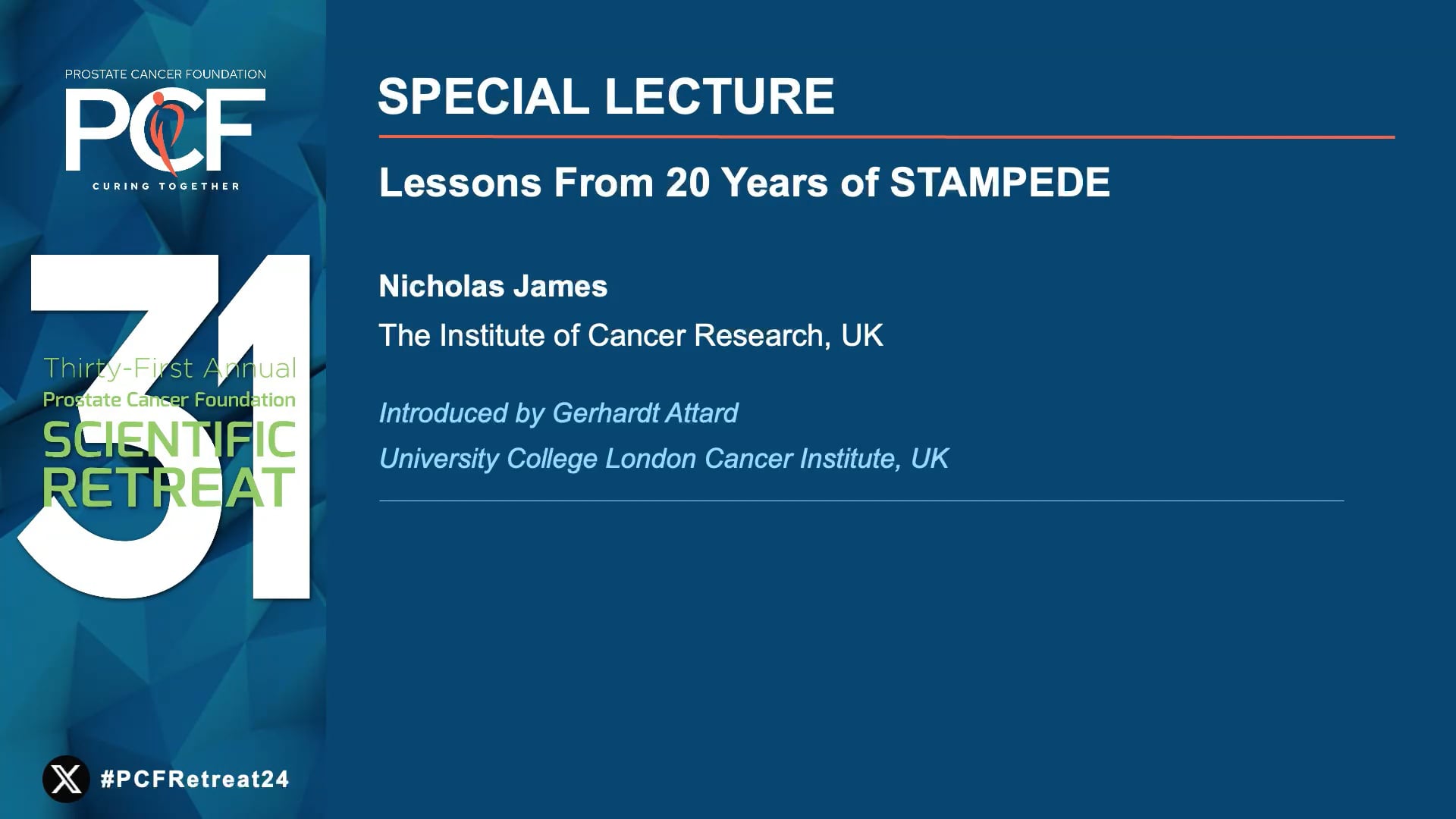2024 Scientific Retreat- Special Lecture: Lessons from 20 Years of ...